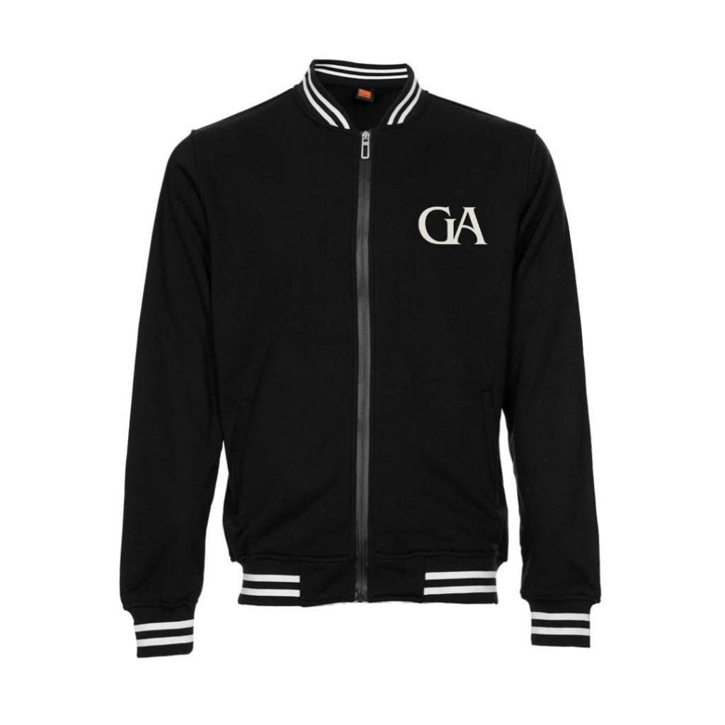 Oren Polyester Varsity Jacket with Front Zip